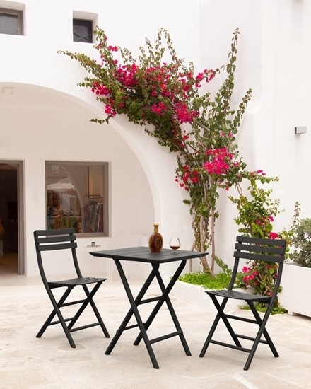 HELEN BLACK ΤΡΑΠΕΖΙ ΠΤΥΣ/ΝΟ PP 60Χ60X74CM 20.0893 - Τραπέζι - Έπιπλο ...